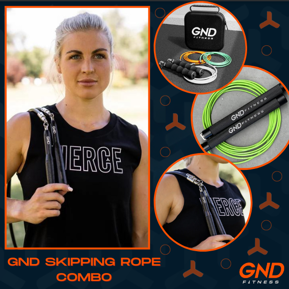 Skipping Rope, Weighted Skipping Rope & Speed Rope Pack | GND Fitness