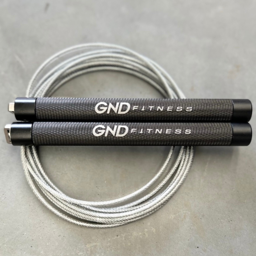 Speed Rope - Double Ball Bearing - Silver | GND Fitness