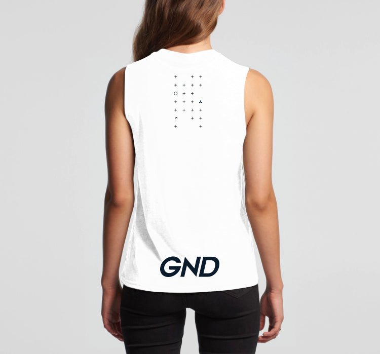 GND Fierce Tank // White | GND Fitness