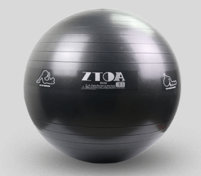 Grey Fit Ball (Exercise Ball) for Fitness, Balance and Yoga | GND Fitness