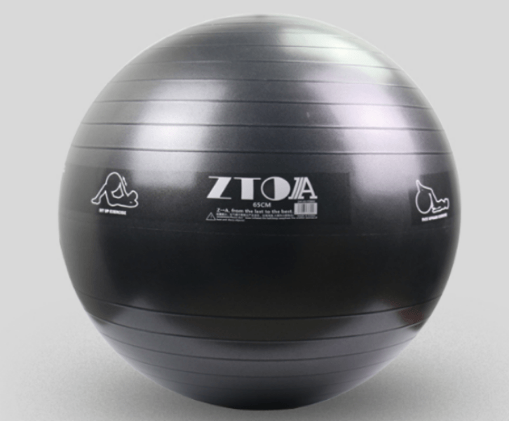 Grey Fit Ball (Exercise Ball) for Fitness, Balance and Yoga | GND Fitness