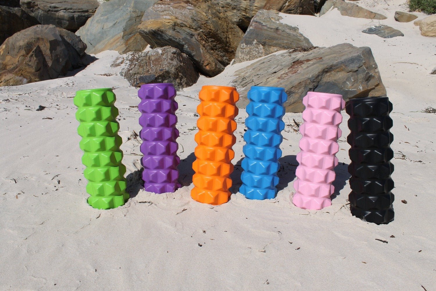 Orange Spiky Foam Rollers - Massage Rollers for Tense Muscles | GND Fitness