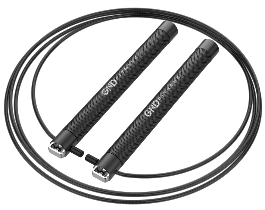 Speed Rope - Double Ball Bearing - Black | GND Fitness