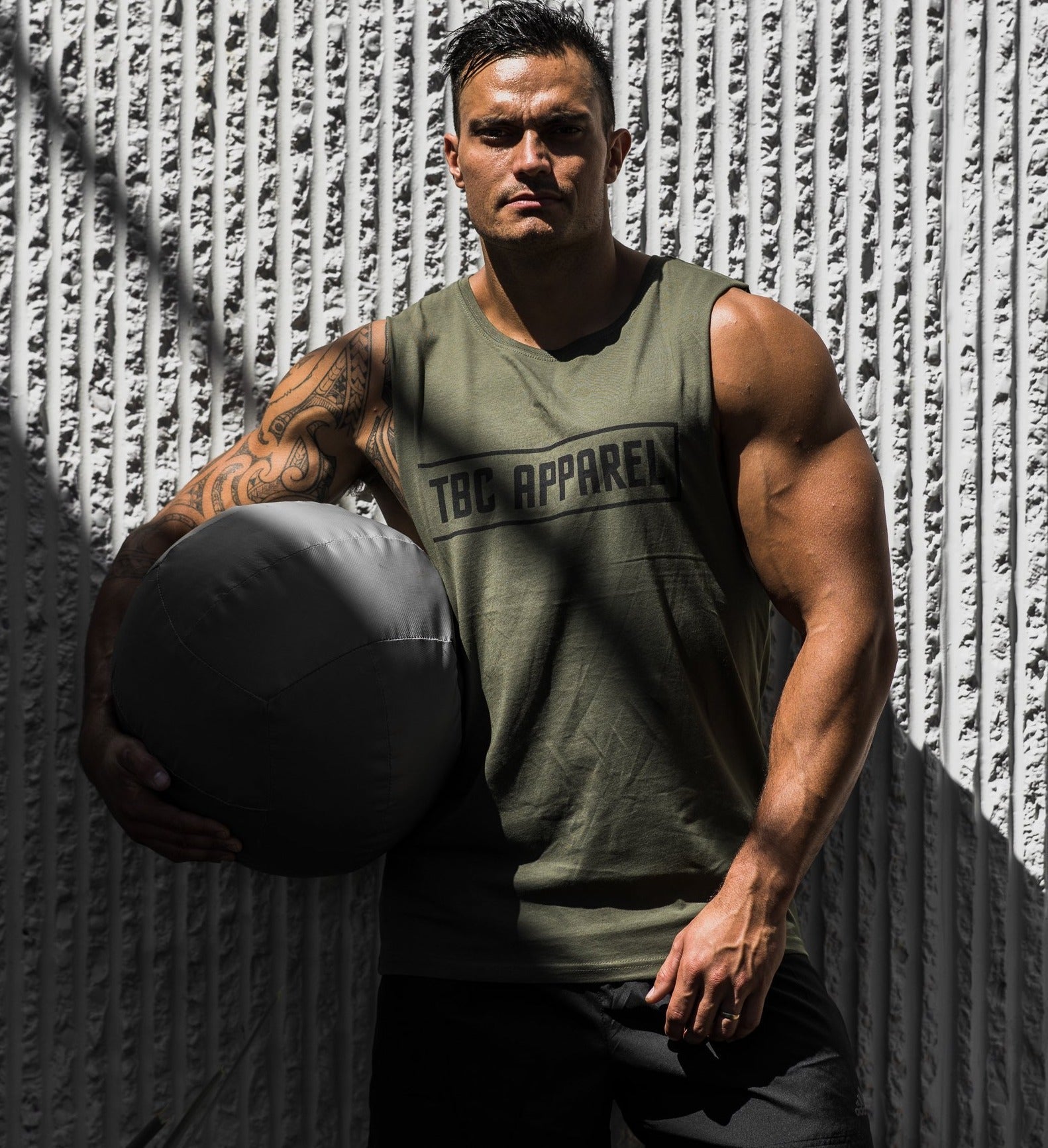 TBC Unisex Muscle Tank // Army Green | GND Fitness